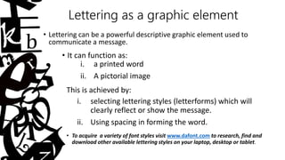LETTERING AS A GRAPHIC ELEMENT.pptx