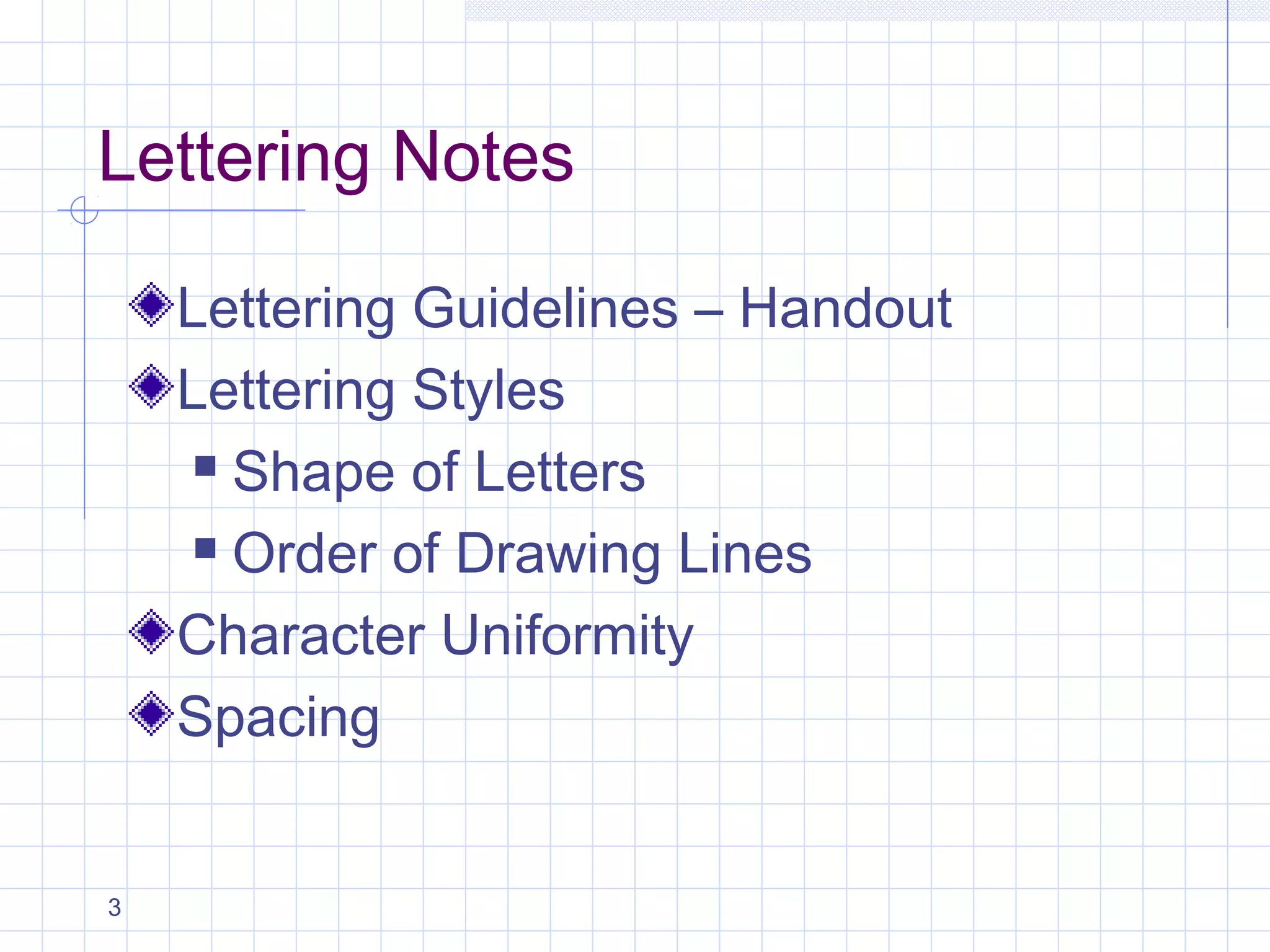 Letteringl esson 3 | PPT