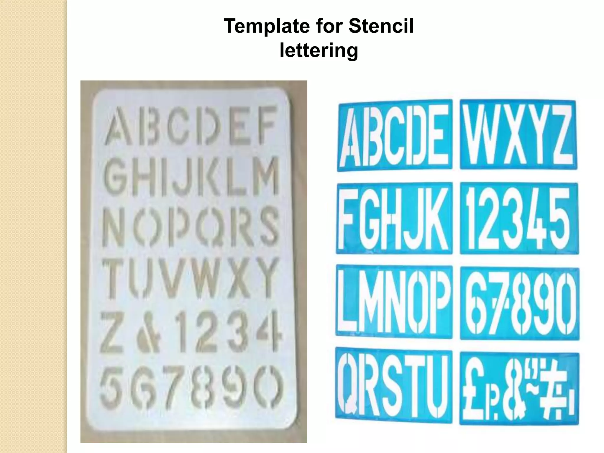 Lettering Techniques | PPTX