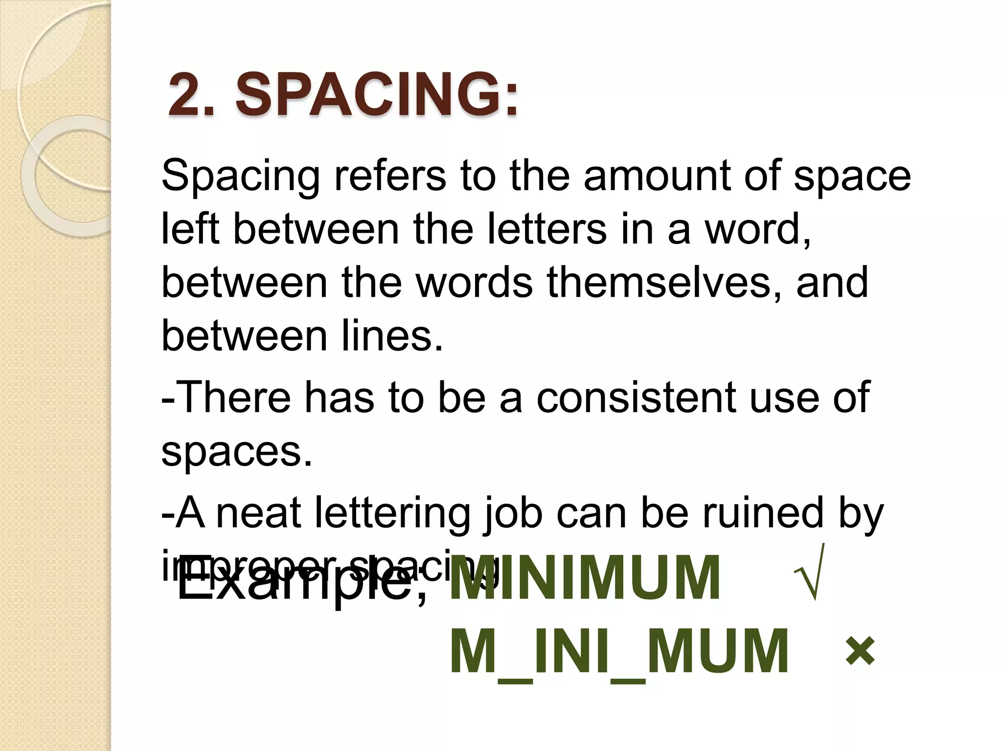 Lettering Techniques | PPTX