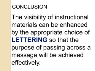 Lettering Techniques | PPTX