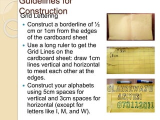 Lettering Techniques | PPTX
