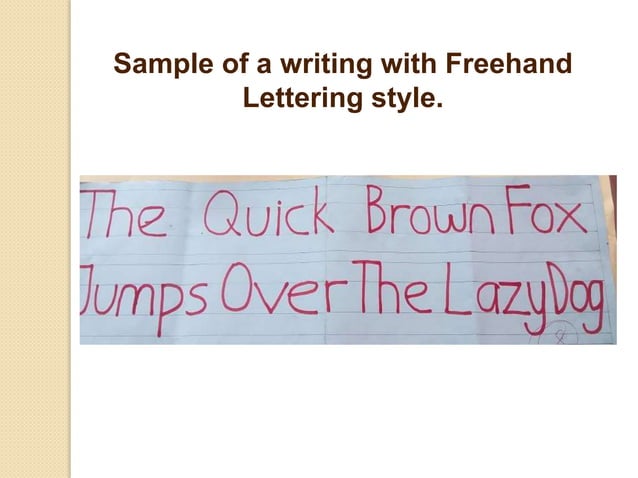 Lettering Techniques | PPTX