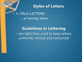 Letterings | PPTX