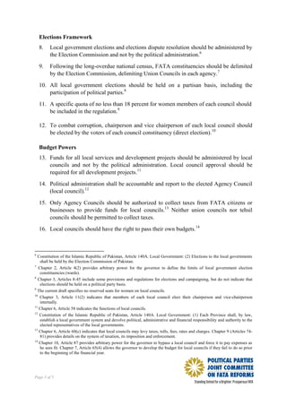 Letter to FATA Secretariat-Local government recommendations 2013 ...