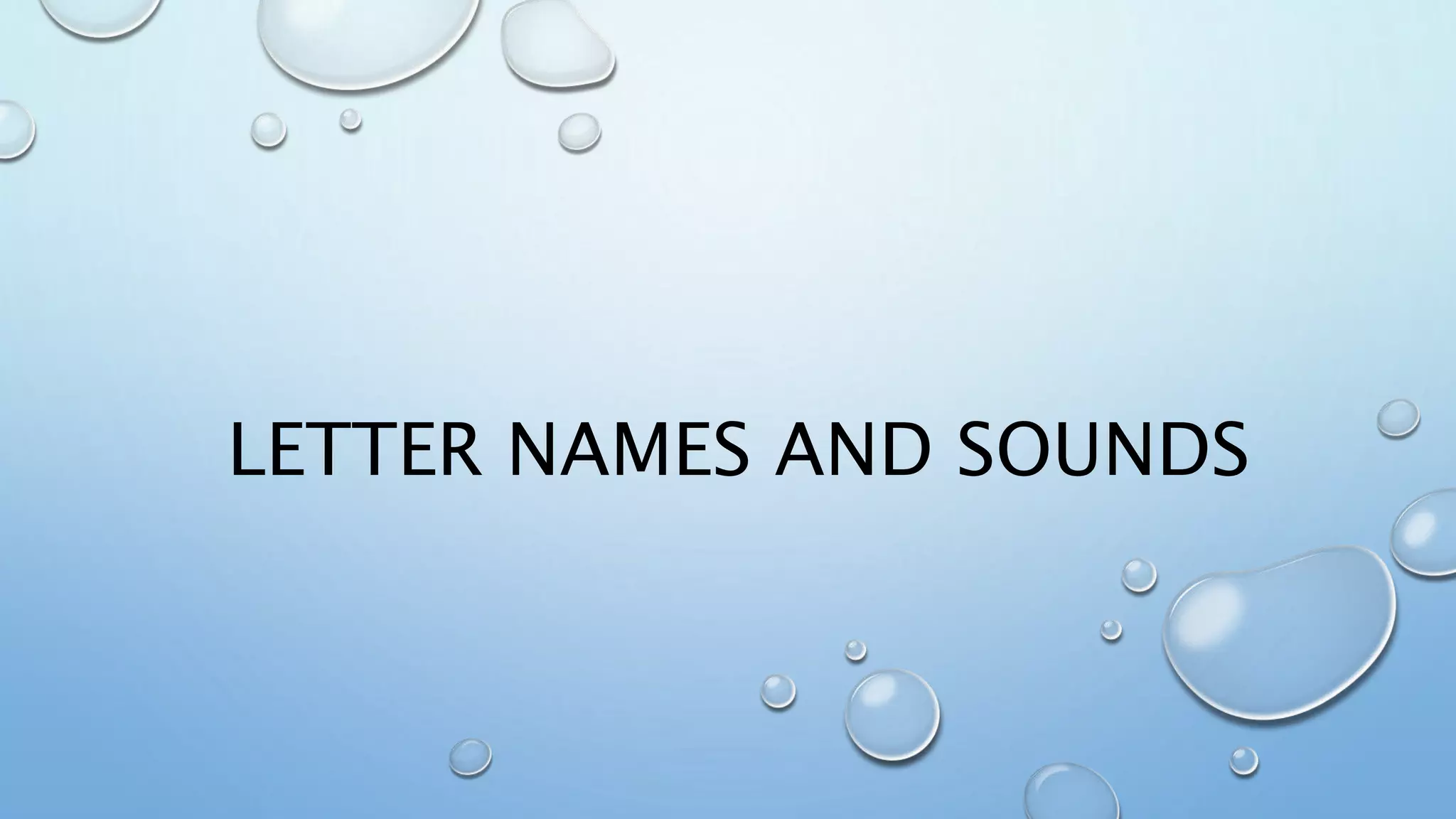 Letter names and sounds screener | PPT | Free Download