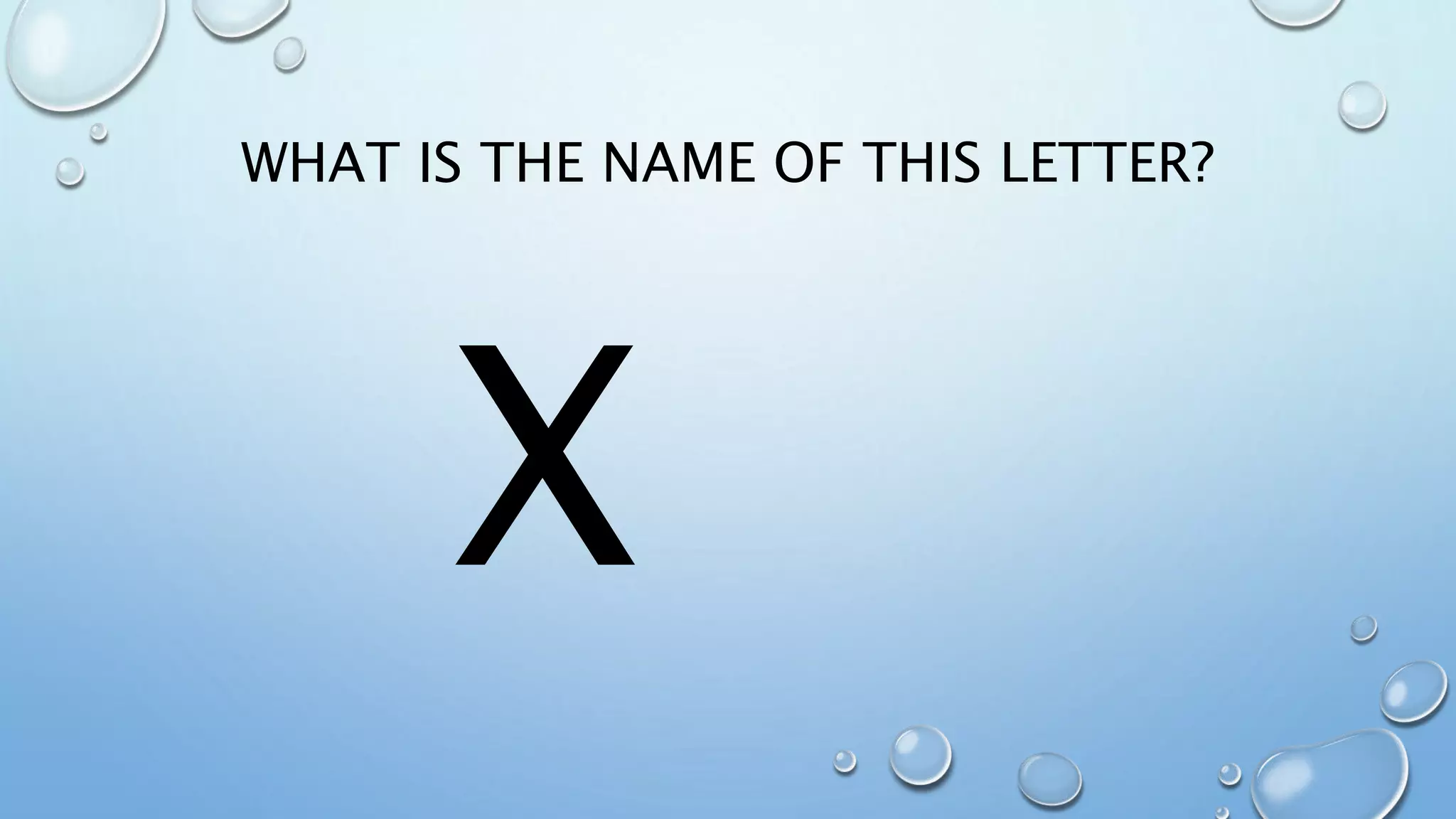 Letter names and sounds screener | PPTX