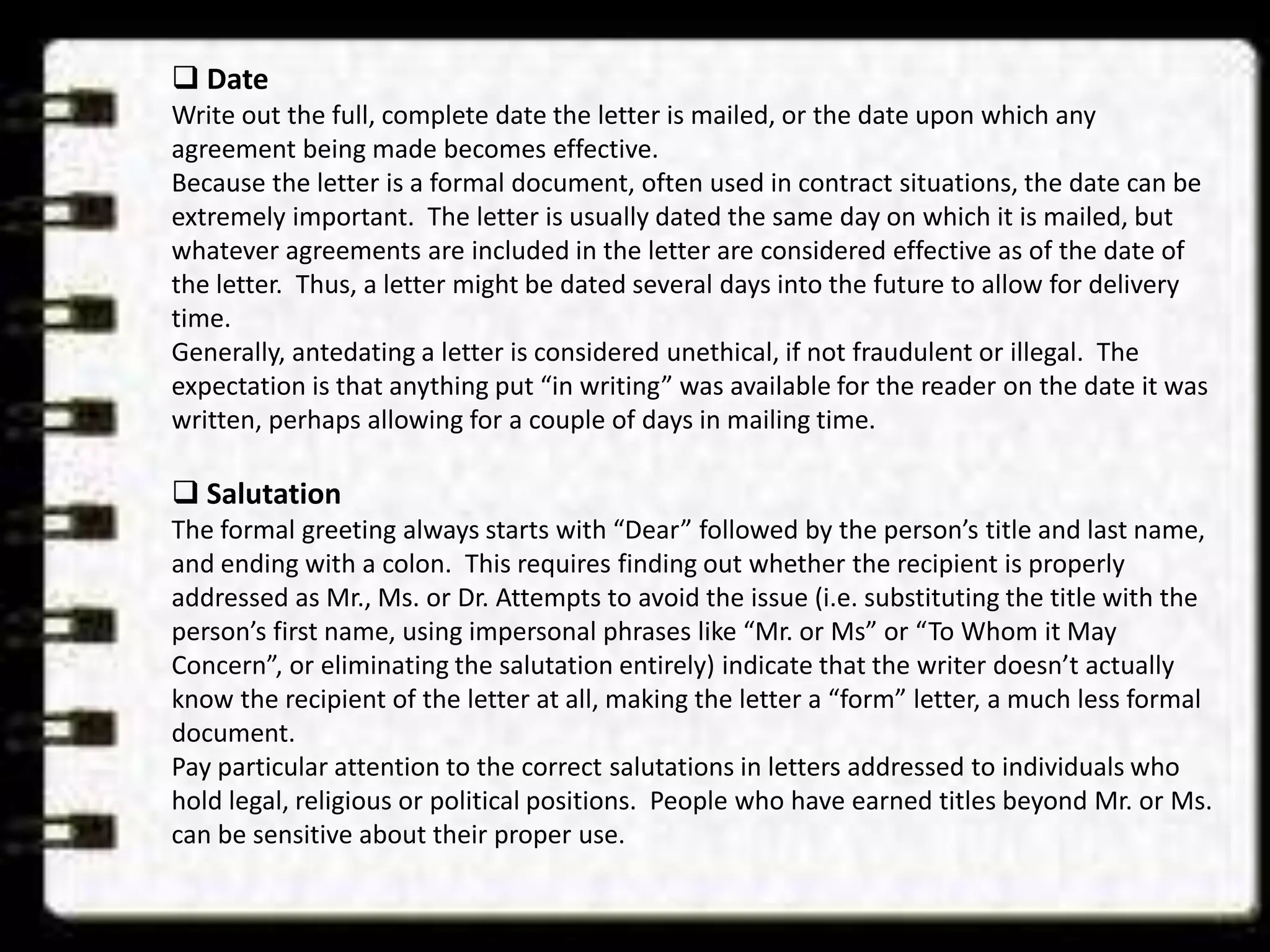 Letter of agreement main | PPTX