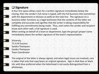 Letter of agreement main | PPTX