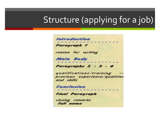 Letter of application | PPT