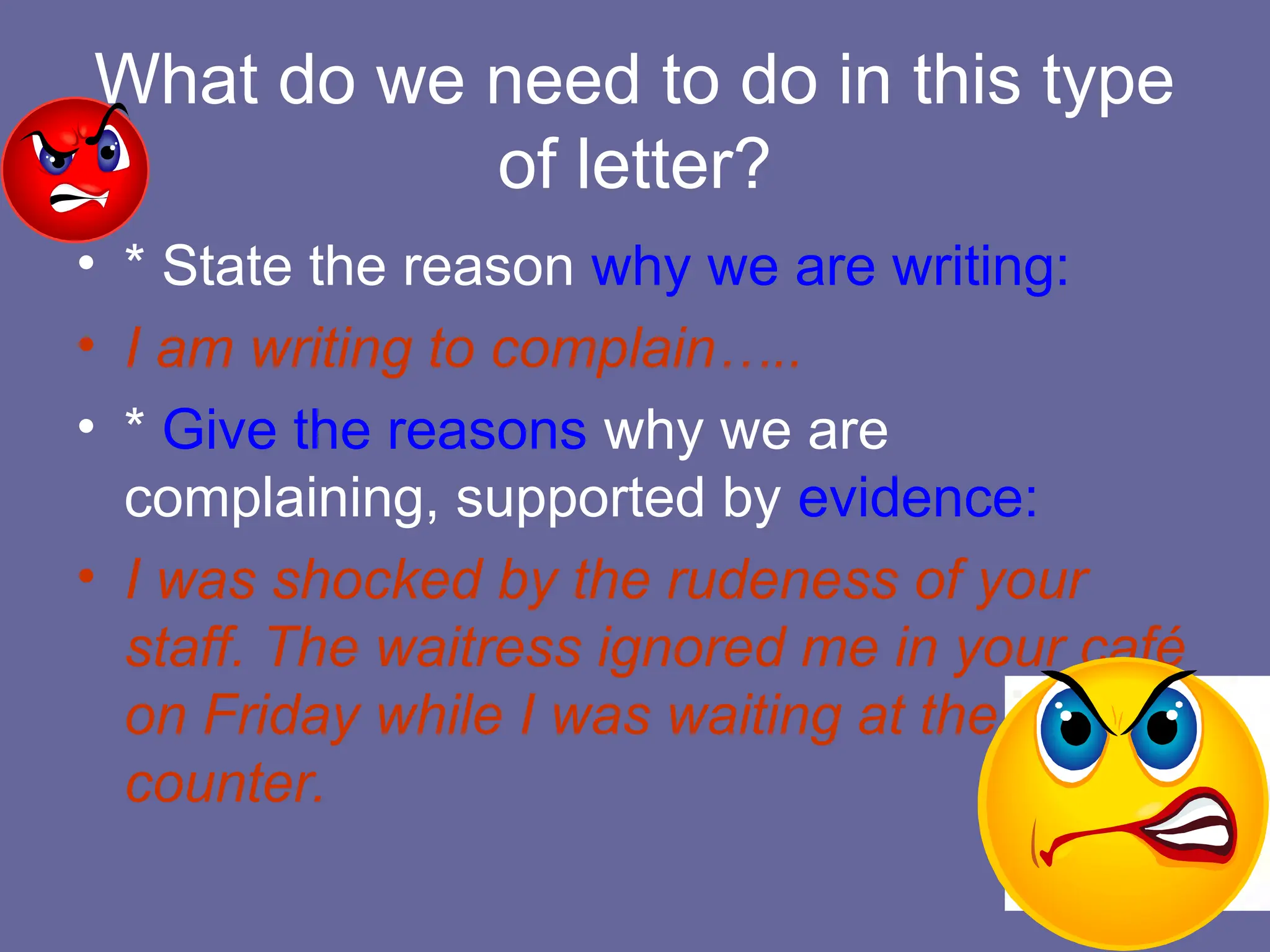 letter_of_complaint and the format of it | PPT