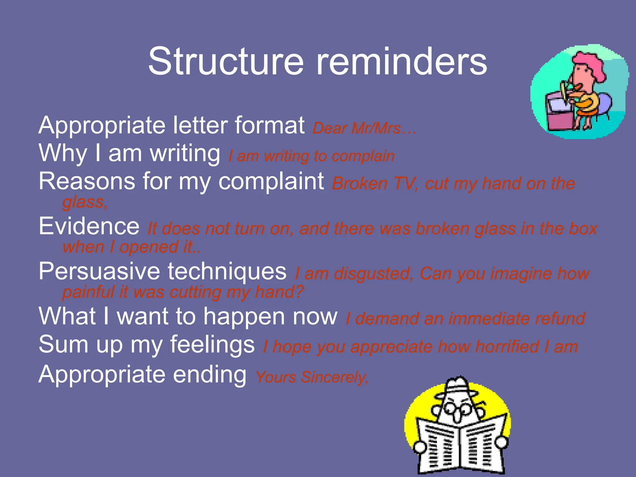 letter_of_complaint and the format of it | PPT