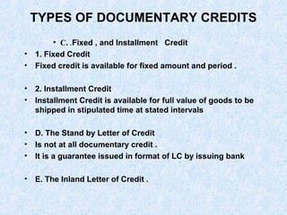Letter of credit | PPT