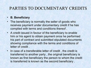 Letter of credit | PPT