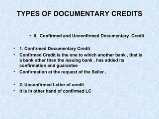 Letter Of Credit | PPT