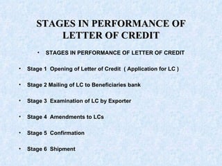 Letter Of Credit | PPT