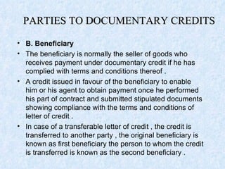 Letter Of Credit | PPT