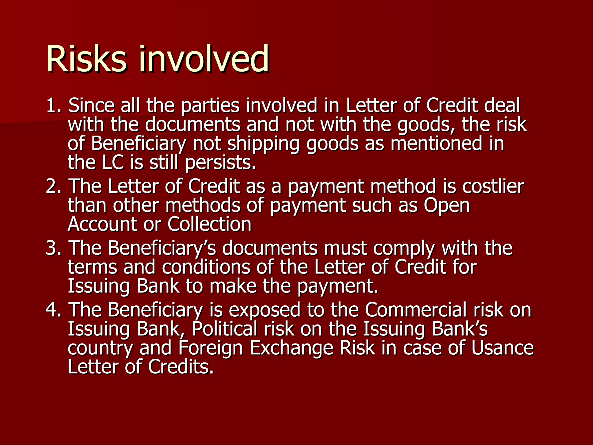 Letter Of Credit | PPT