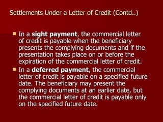 Letter Of Credit | PPT