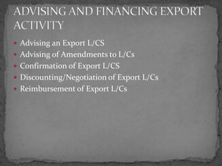 Letter of credit | PPTX | Credit Cards | Personal Debt