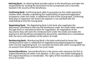 Letter of credit | PPT