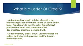 Letter of credit | PPSX