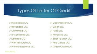 Letter of credit | PPSX