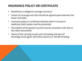 Letter of Credit | PPTX