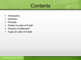 Letter of credit | PPT
