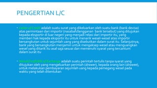 Letter of credit | PPTX