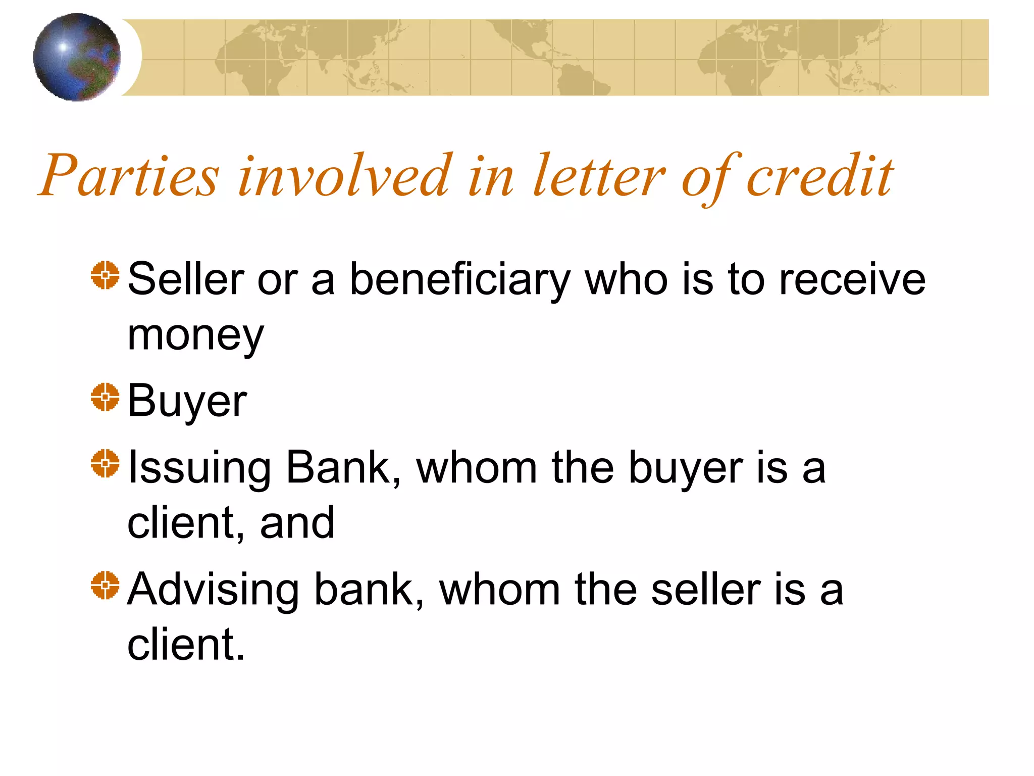 Letter of credit | PPT