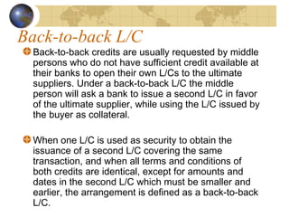 Letter of credit | PPT