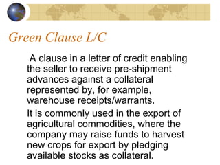 Letter of credit | PPT