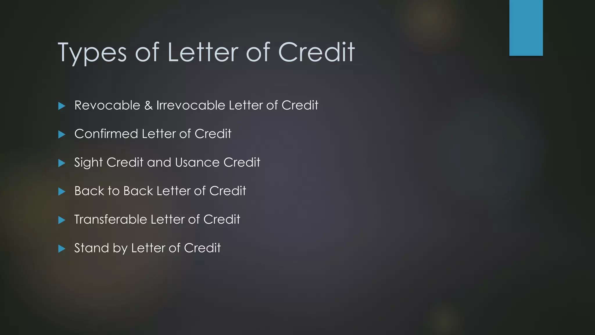 Letter of Credit | PDF