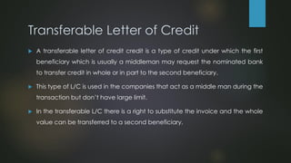 Letter of Credit | PDF
