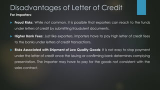 Letter of Credit | PDF