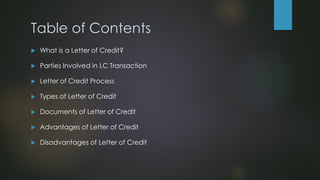 Letter of Credit | PDF