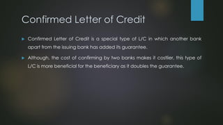 Letter of Credit | PDF