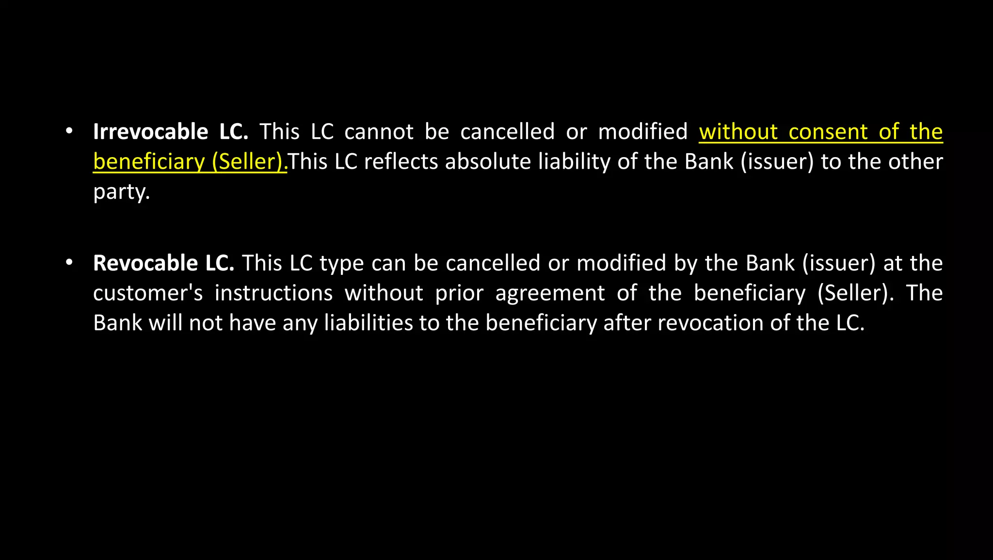 All about Letter of Credit | PPTX