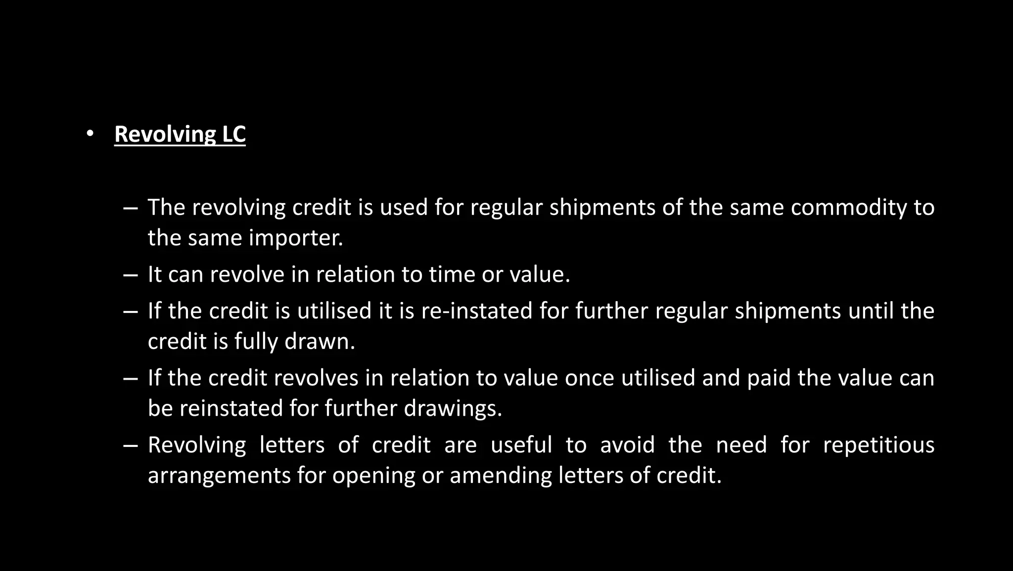 All about Letter of Credit | PPTX