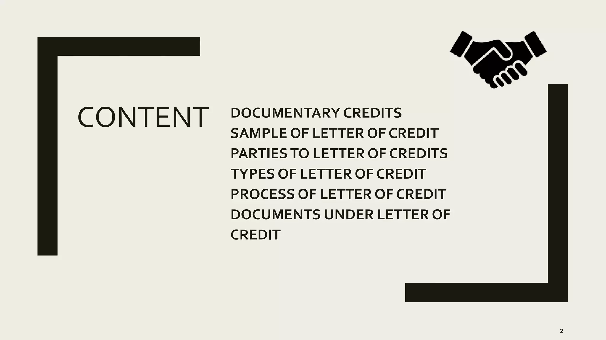 LETTER OF CREDIT | PPT
