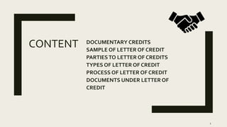 LETTER OF CREDIT | PPT