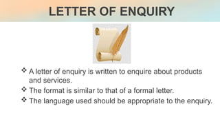 LETTER OF ENQUIRY for CBSE CLASS 10 (1).pptx
