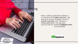 Letter of Performance, Performance Letter Sample | PPT