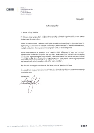 Letter of reference | PDF