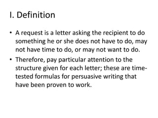 Letter of request | PPTX