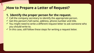 Letter of Request - G7 Lesson.pptx for Fourth Quarter | PPTX