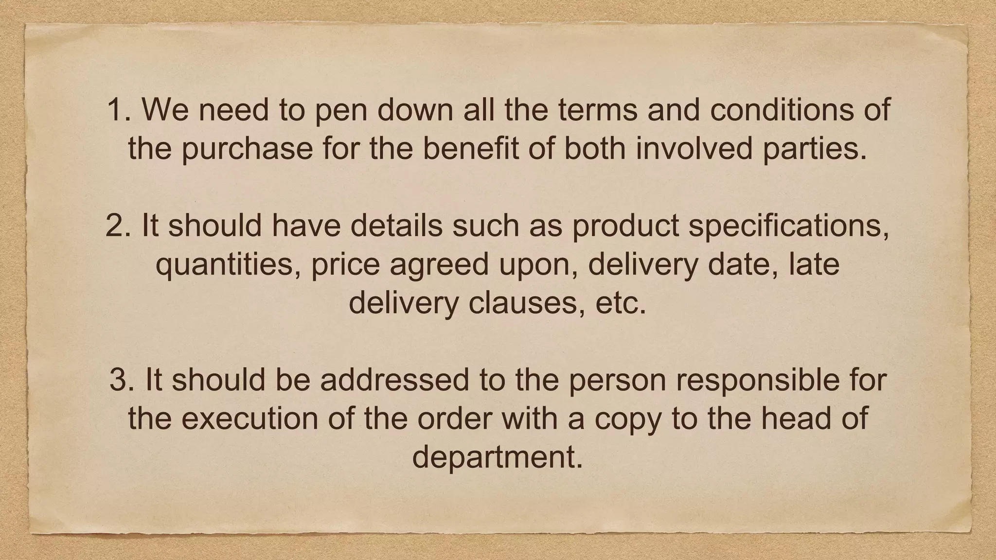 Letter placing order and reply | PPTX