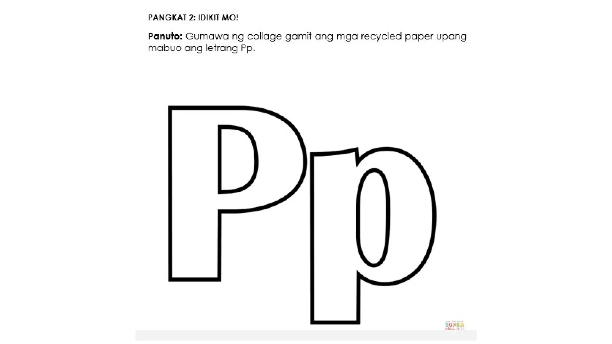 LETTER P pagsulat at pagkilala sa letrang Pp | PPTX