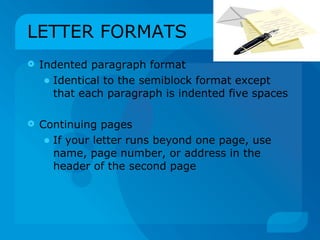 Letterpresentation | PPT | Email | Internet